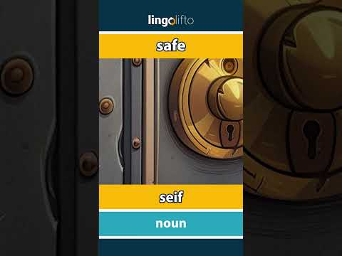 ๐ฌ๐ง๐ท๐ด safe - seif : vocabulary builder : learn English : sฤ รฎnvฤศฤm engleza
