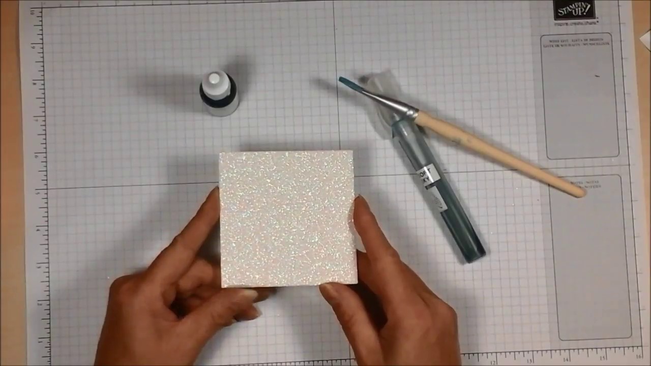 How to colour Glimmer Paper