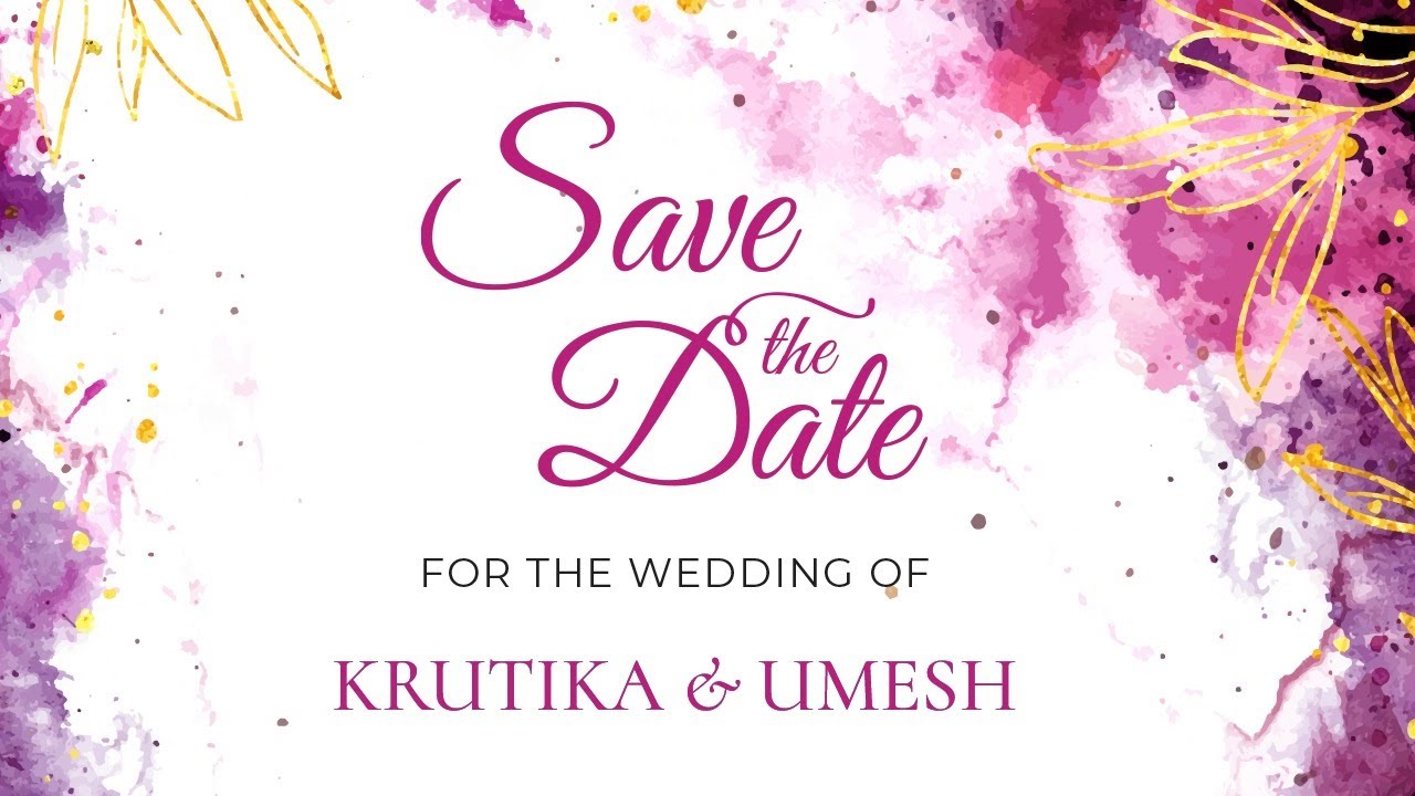 Digital Wedding Invitation Templates | E-Invites