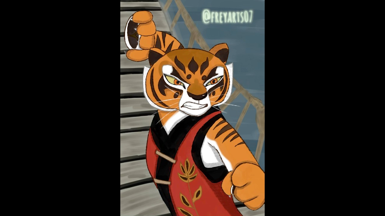 Art of Master Tigress From King Fu Panda!