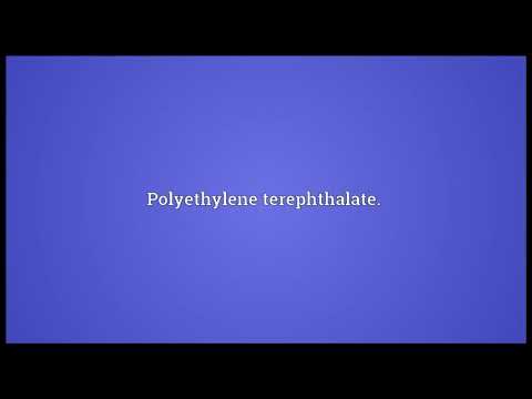 PET meaning in english