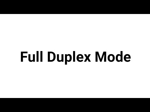 Full Duplex Transmission Mode