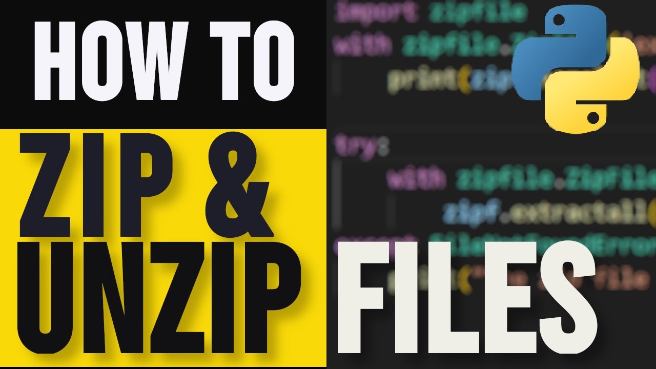 How to Zip and Unzip Files Using Python's zipfile Module