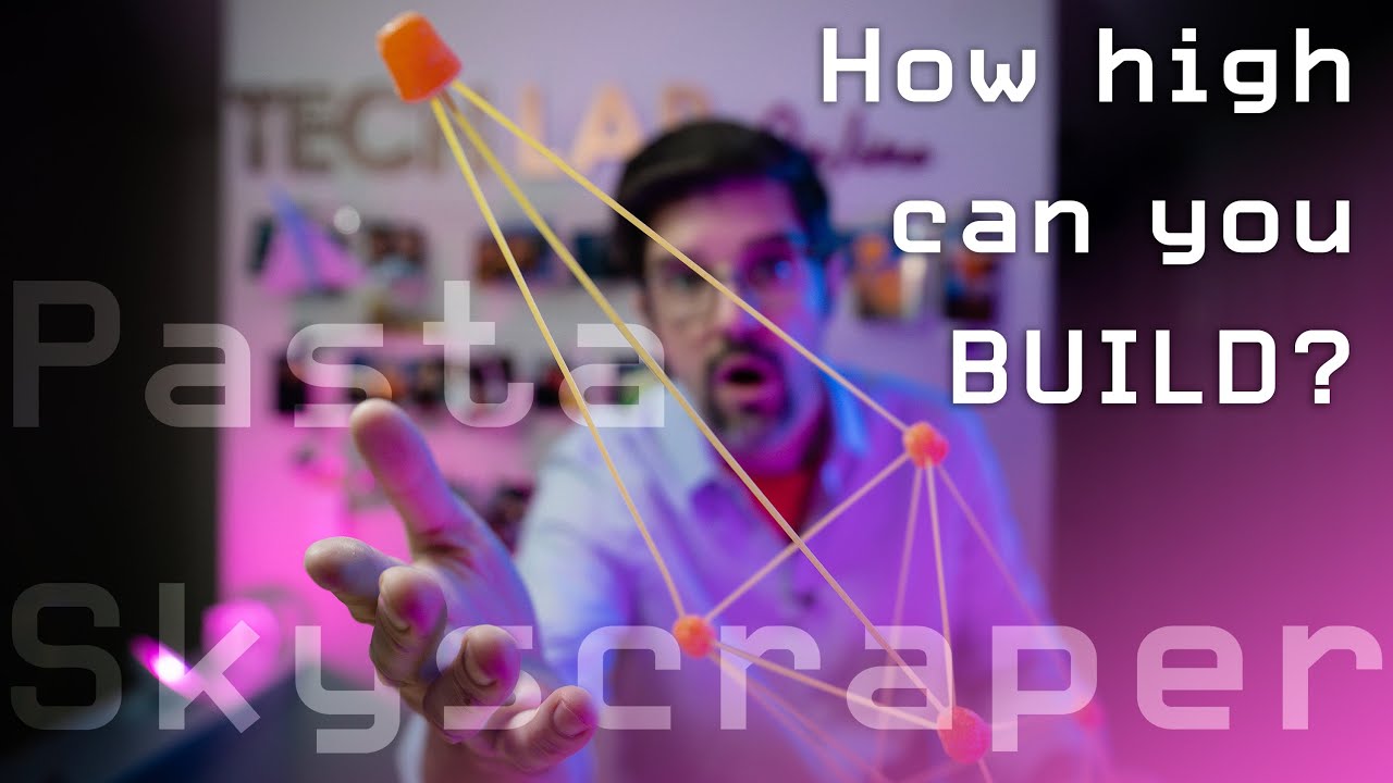 Let's build a Pasta Skyscraper! How high can you build with spaghetti noodles?