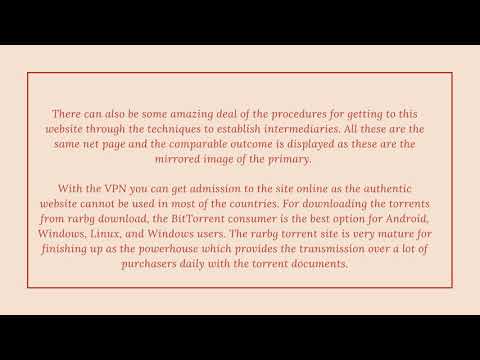 All You Need To Know About Rarbg Download