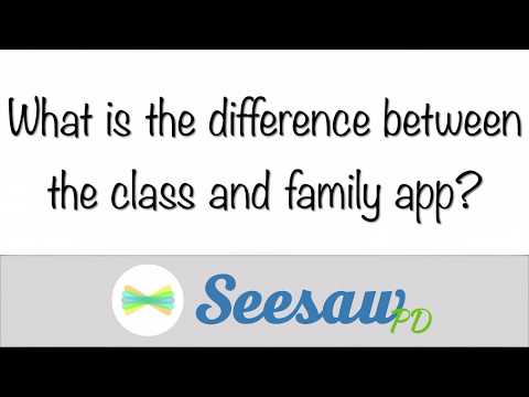 What is the Difference in the Family and Class app?