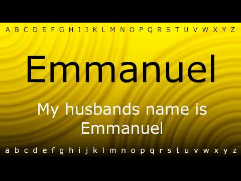 Here I will teach you how to pronounce 'Emmanuel' with Zira.mp4