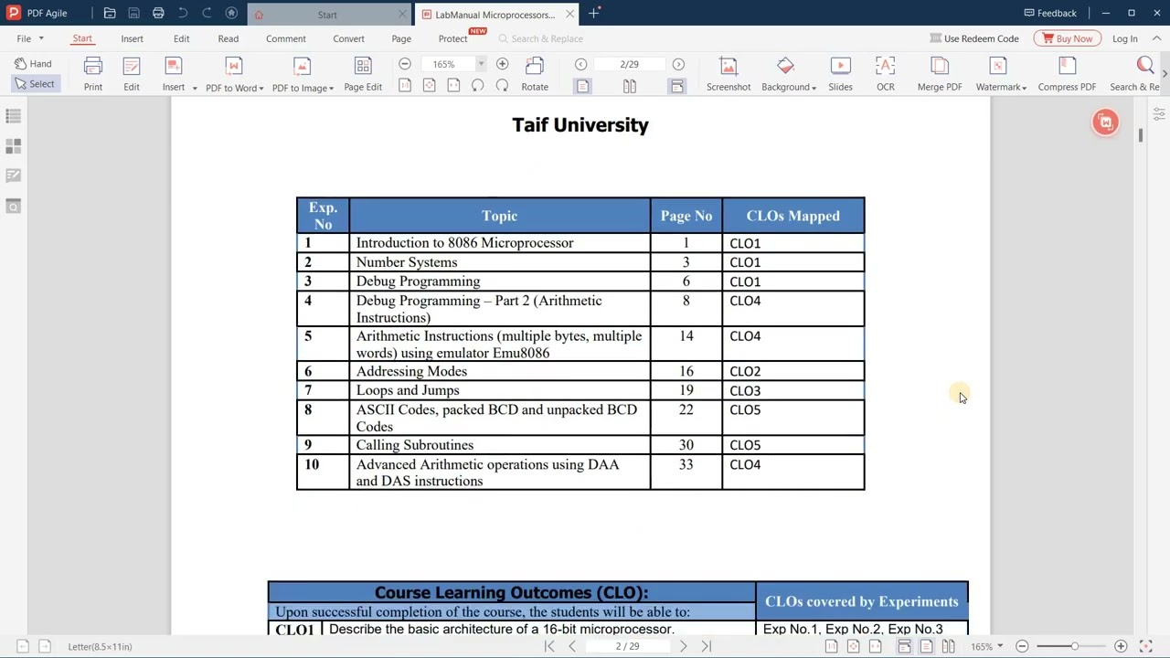 introduction to Microprocessor lab 1 (part 1)