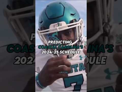 Predicting Coastal Carolina’s Football Schedule