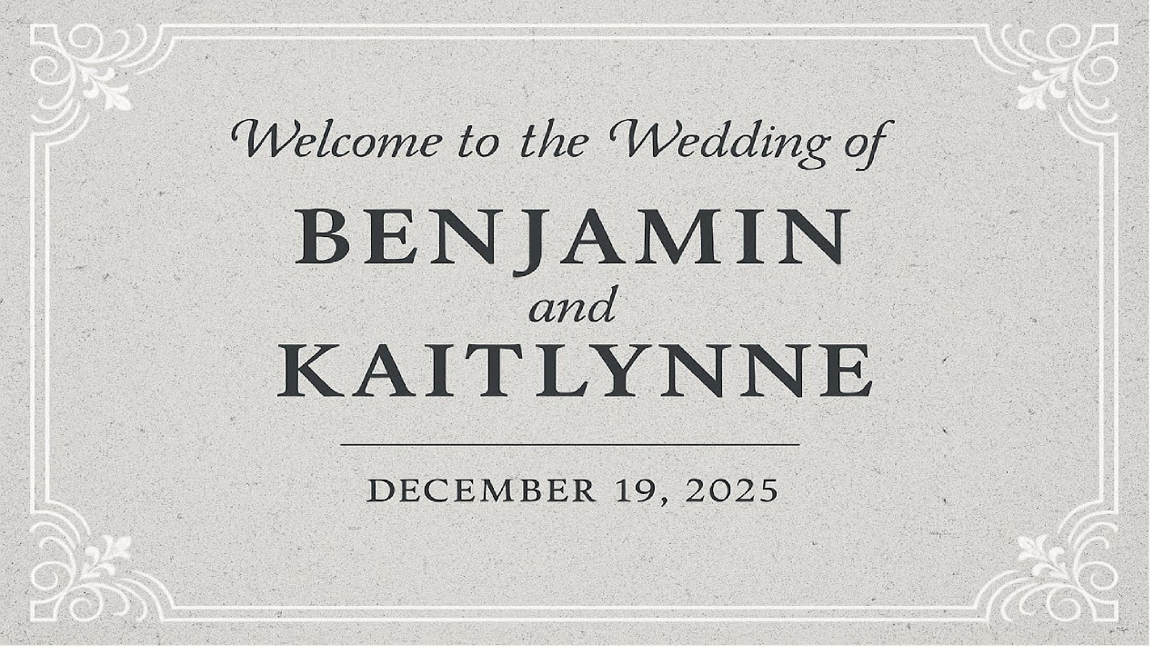 Benjamin and Kaitlynne Wedding