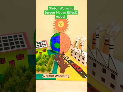 Global Warming school project/green House Effect model/Climate change project #viralshort #shorts