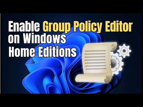 Enable "Group Policy Editor" on Windows 10/11 Home Editions