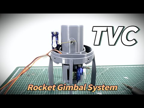 🚀 PVC Pipe Rocket TVC Mount – Thrust Vector Control Frame (SG90 Servo ...