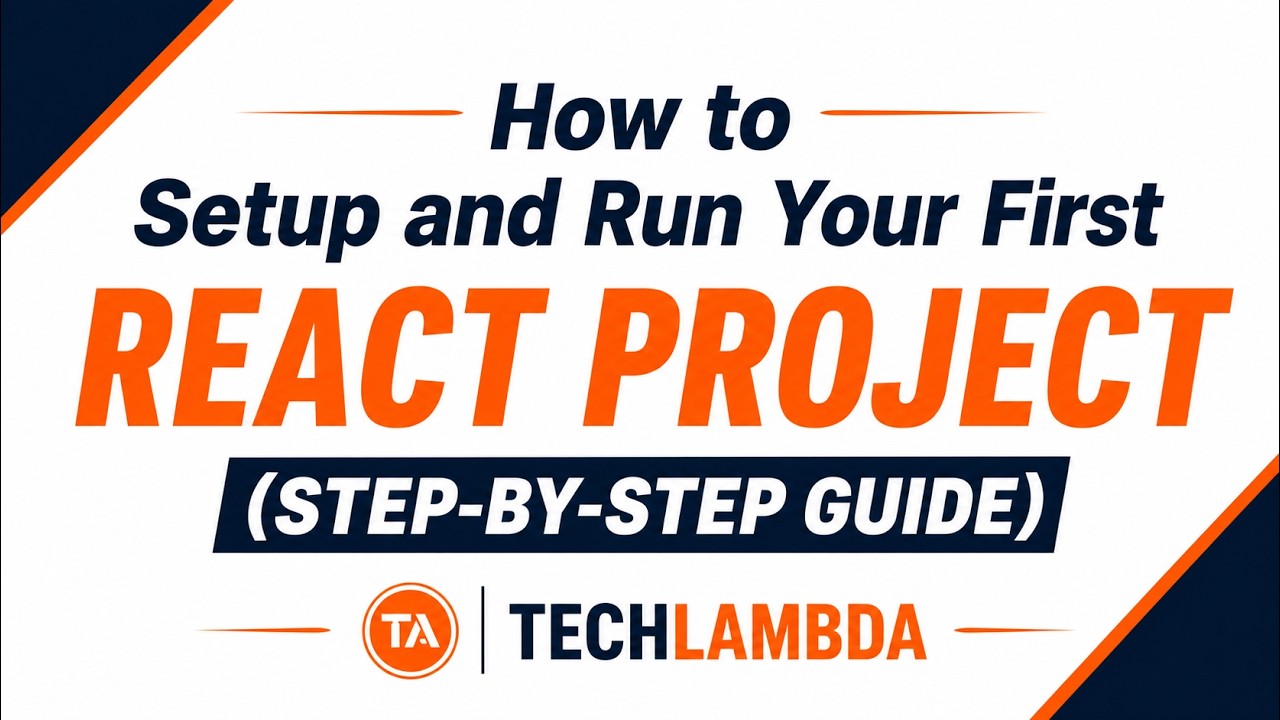 How to Setup and Run Your First React Project (Step-by-Step Guide)