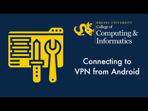 Connecting to VPN from Android