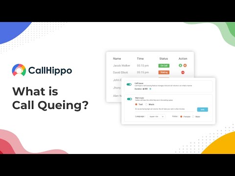 Call Queuing: Call Center Queuing Feature for virtual phone number | CallHippo Feature Video