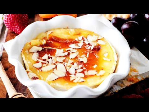 4 Simple Ingredients For the Best Baked Brie EVER | Easy Baked Brie With Jam and Nuts!
