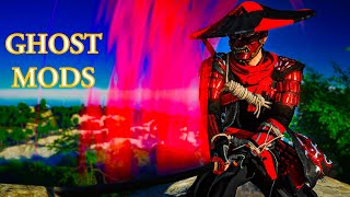 Ghost Armor Read And Black Dye With Fire Slash vfx Ghost of Tsushima ...