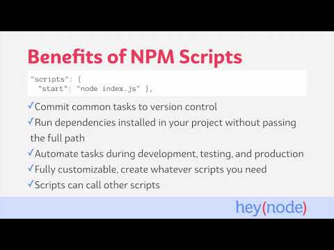 What Are NPM Scripts?