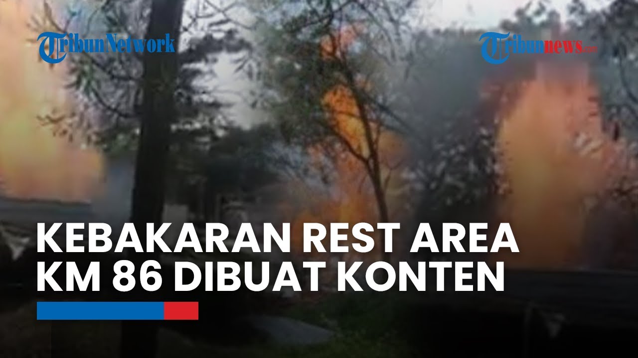 Banyak Warga Datang Buat Konten, Kini Lokasi Semburan Api Rest Area KM ...