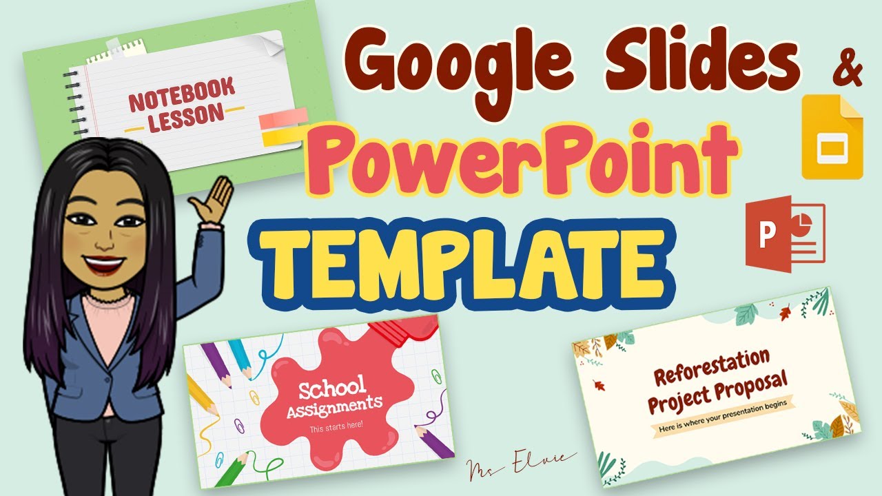 HOW TO GET GOOGLE SLIDES AND POWERPOINT TEMPLATE (easy and free)
