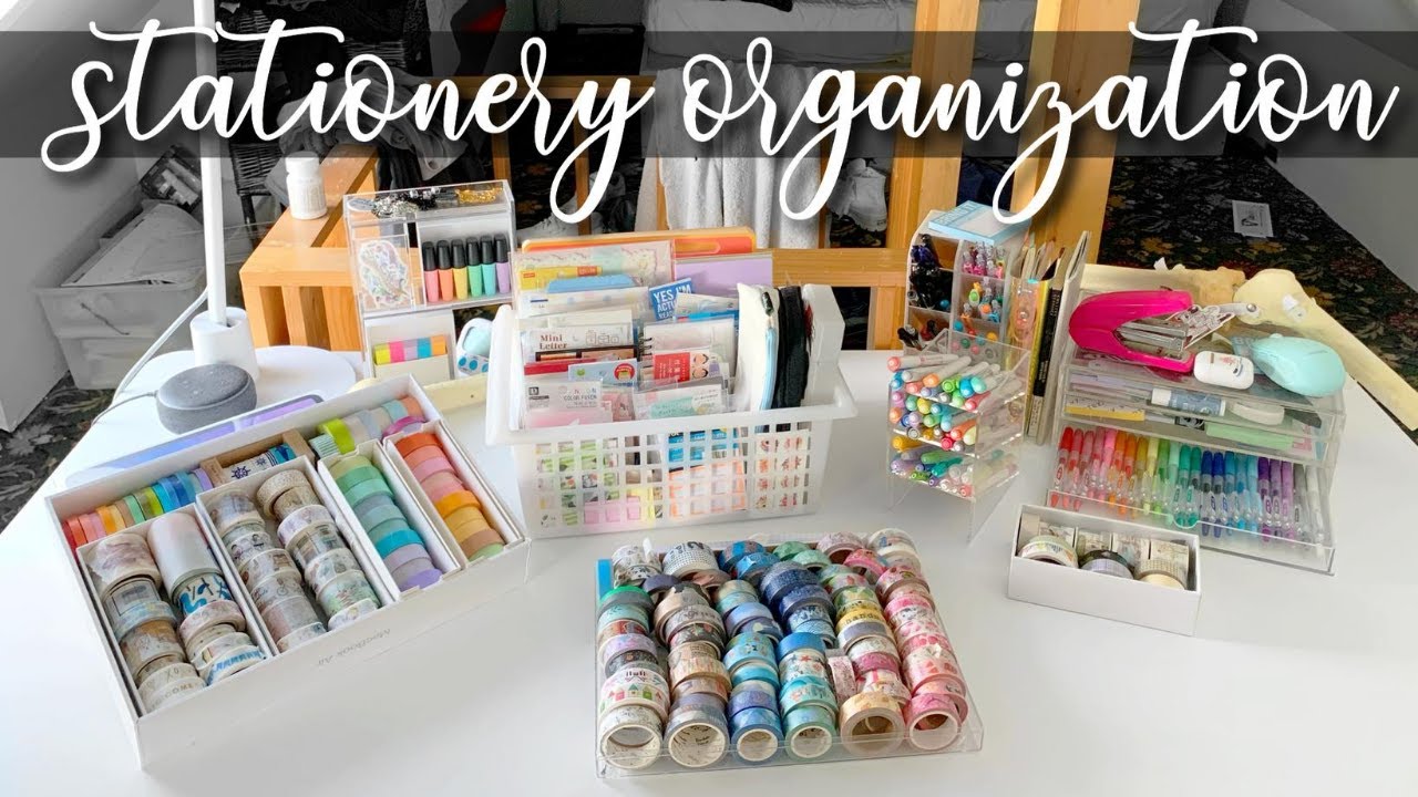 how i organize my huge stationery collection (part 1)