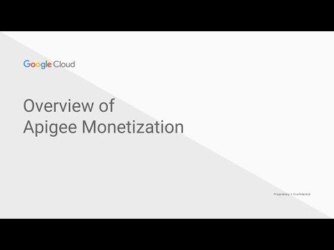 Apigee Monetization Overview