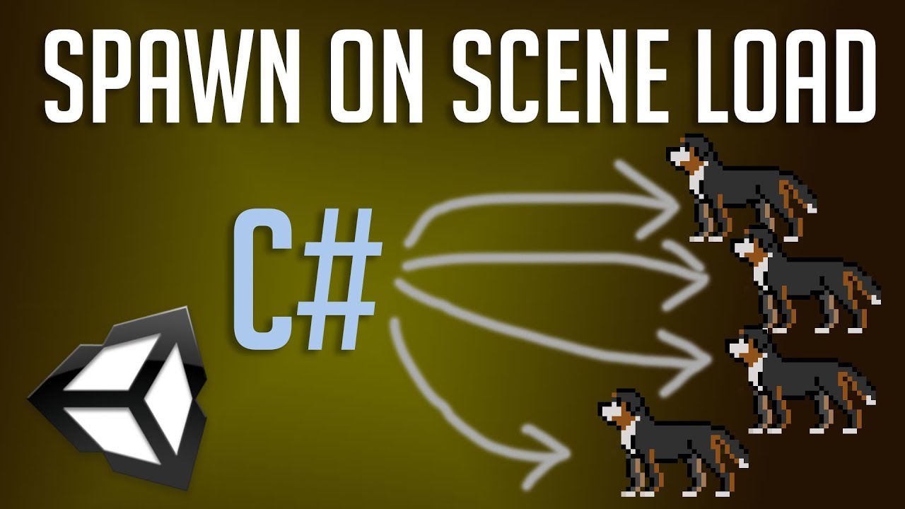 Spawn GameObjects when Scene Loads through Code | Unity 2018 Tutorial