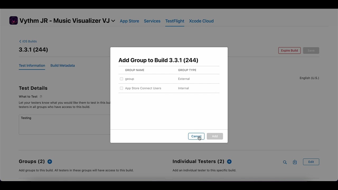 How to create public TestFlight links | iOS beta testing