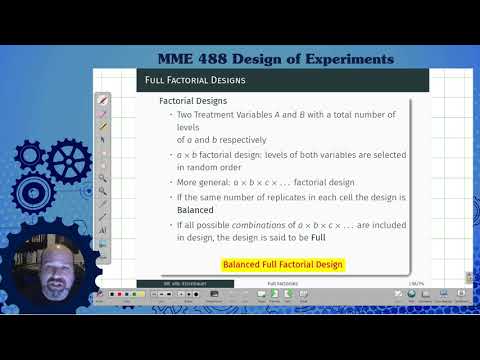 PSU MME 488 - L09A - Full Factorials