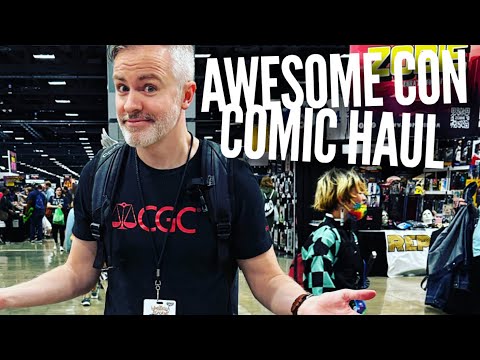 Sketch and Key Comic Book Haul — Awesome Con DC pop culture convention