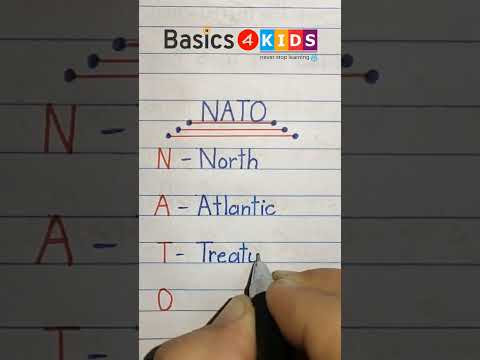NATO Full form | NATO का full form | आखिर क्या है NATO | what is the fullform of nato @Basics4Kids 