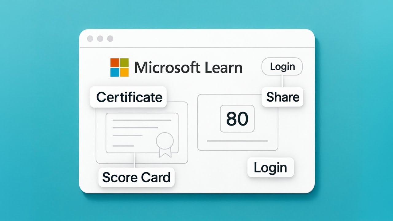 How To Download Your Microsoft Exam Certificate As PDF File