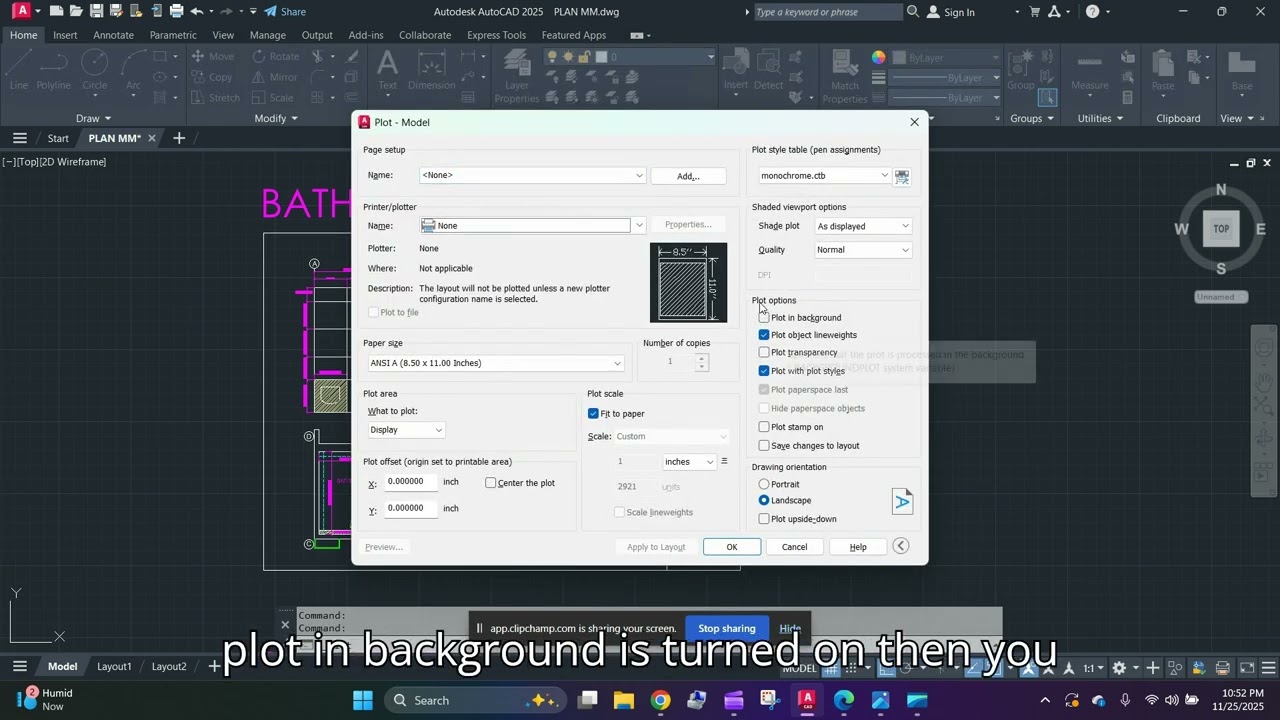 How to fix slow autocad plotting