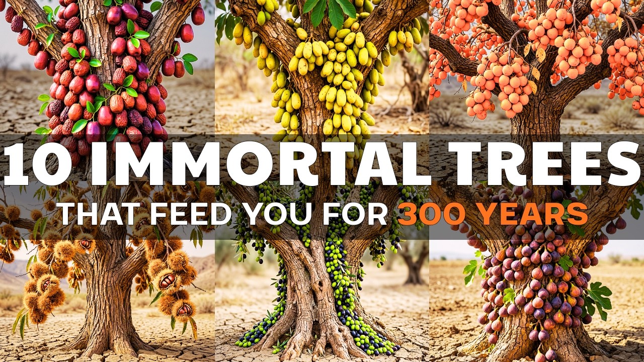 Plant These 10 Trees Once, Eat for 300 Years