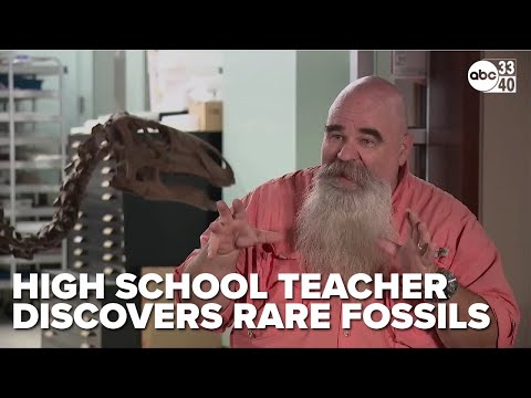Alabama Champions | High school teacher's fossil discovery in Alabama becomes historic find