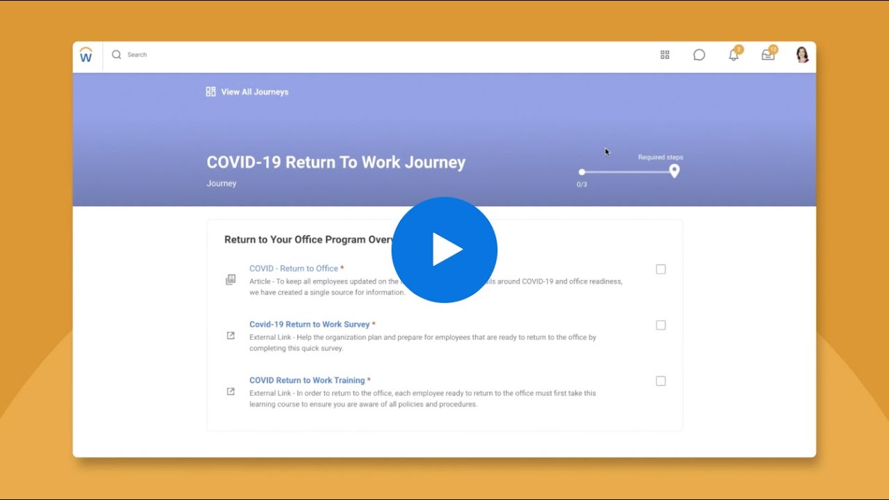 Using Workday to Return to the Workplace | Experiences