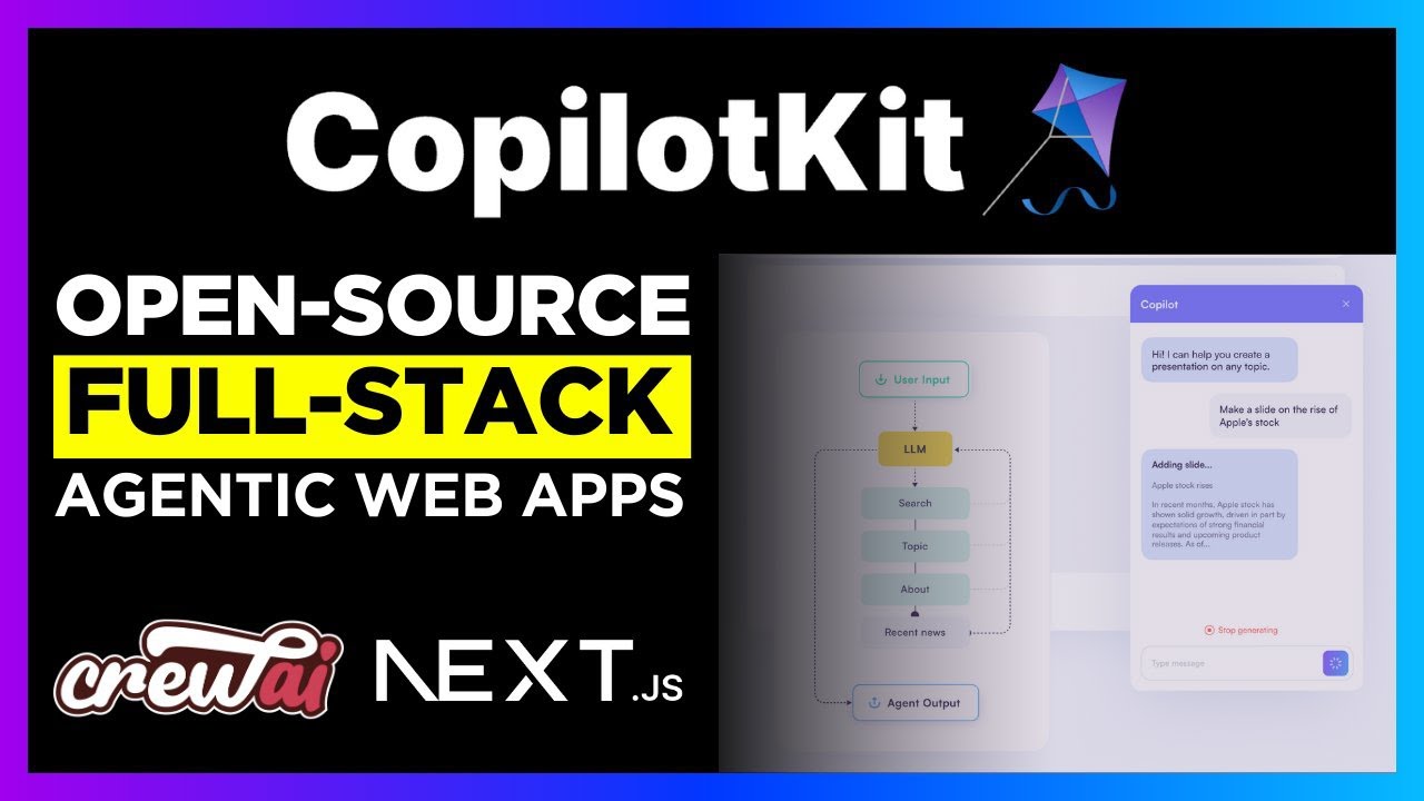 Building Full Stack AI Agent Apps with CopilotKit + CrewAI