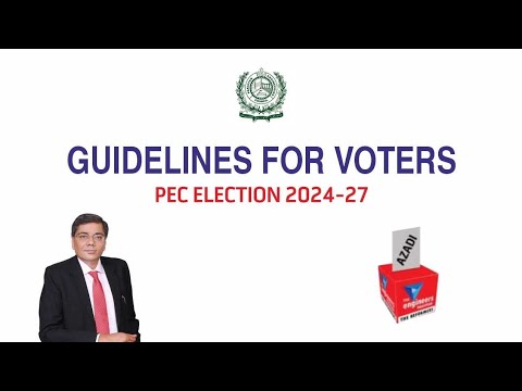 GUIDLINE FOR VOTERS HOW TO VOTE IN PEC ELECTION 2024