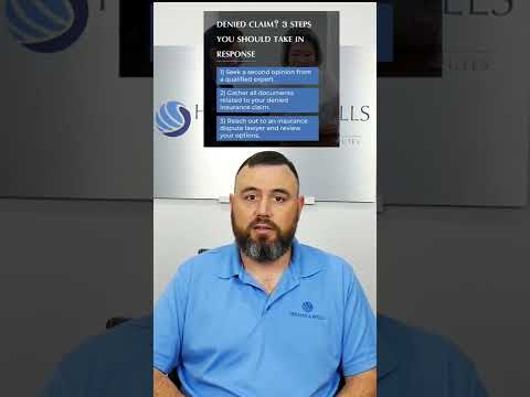What can you do if your insurance company says they will not cover your claim?