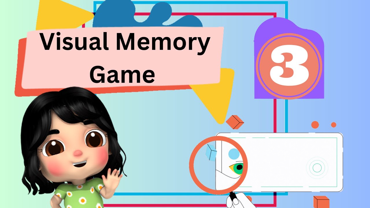 Visual Memory Game For Kids | Part 3 | Practice My Worksheets