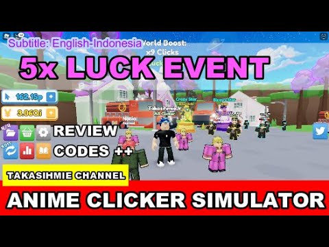 NEW UPDATE CODES ANIME CLICKER SIMULATOR [STAND CITY WORLD] ROBLOX