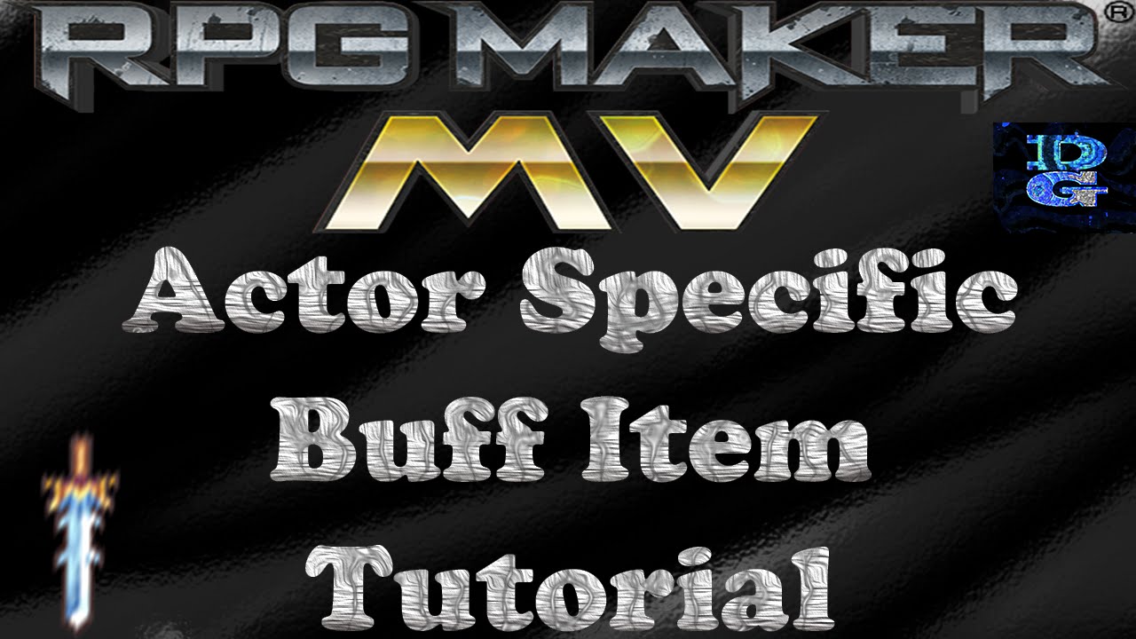 RPG Maker MV Actor Specific Items Tutorial