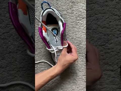 How to lace balenciaga runners! #lacetutorial #tutorial #howtolace #15sec #balenciagarunners