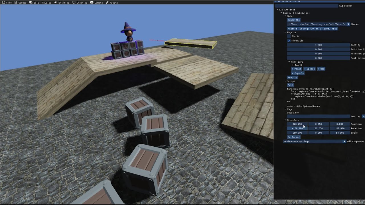 (Very) basic kinematic character controller