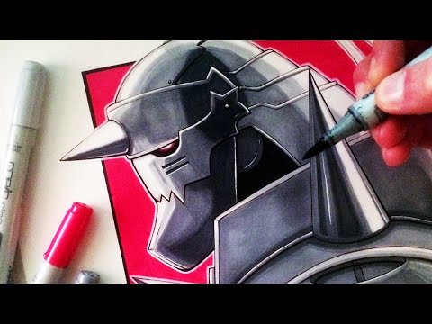 Let's Draw Alphonse Elric from Fullmetal Alchemist - FAN ART FRIDAY