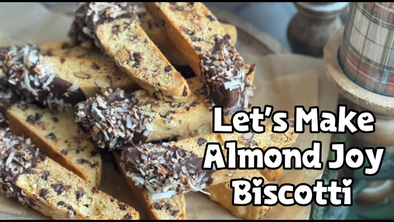 These Biscotti are a joy...Almond Joy that is!