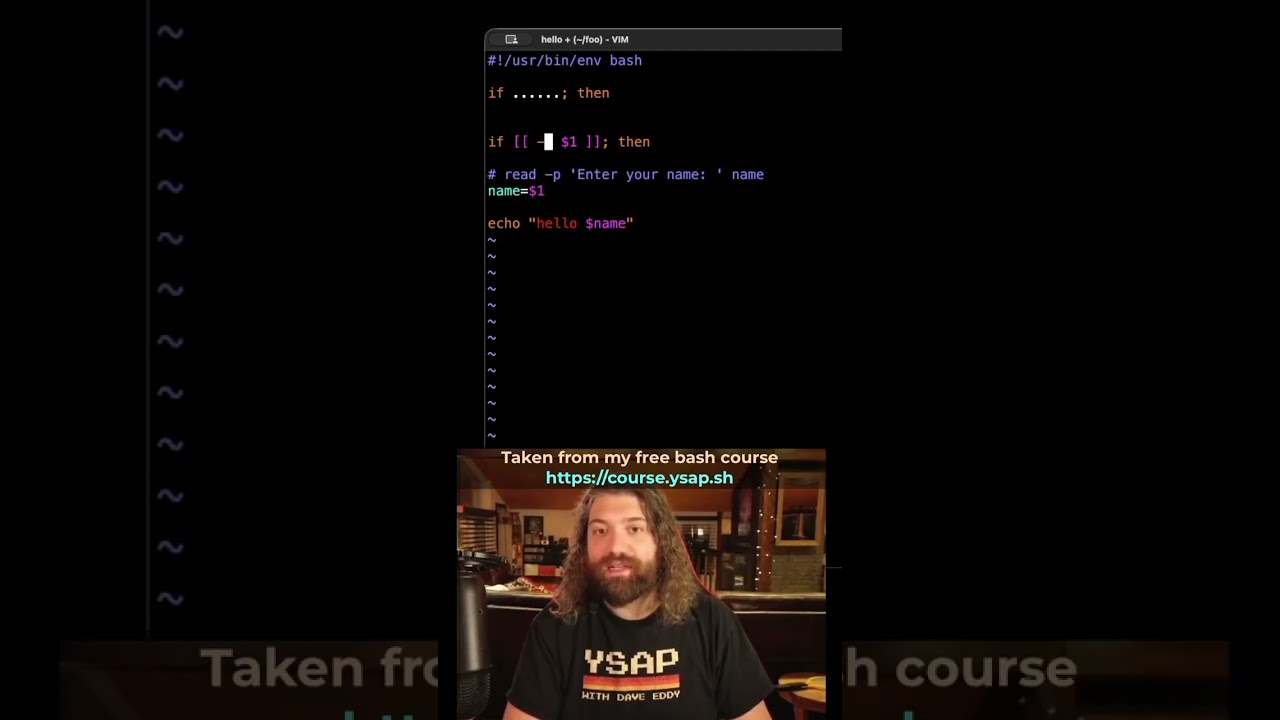 Read Args with Bash If Statement