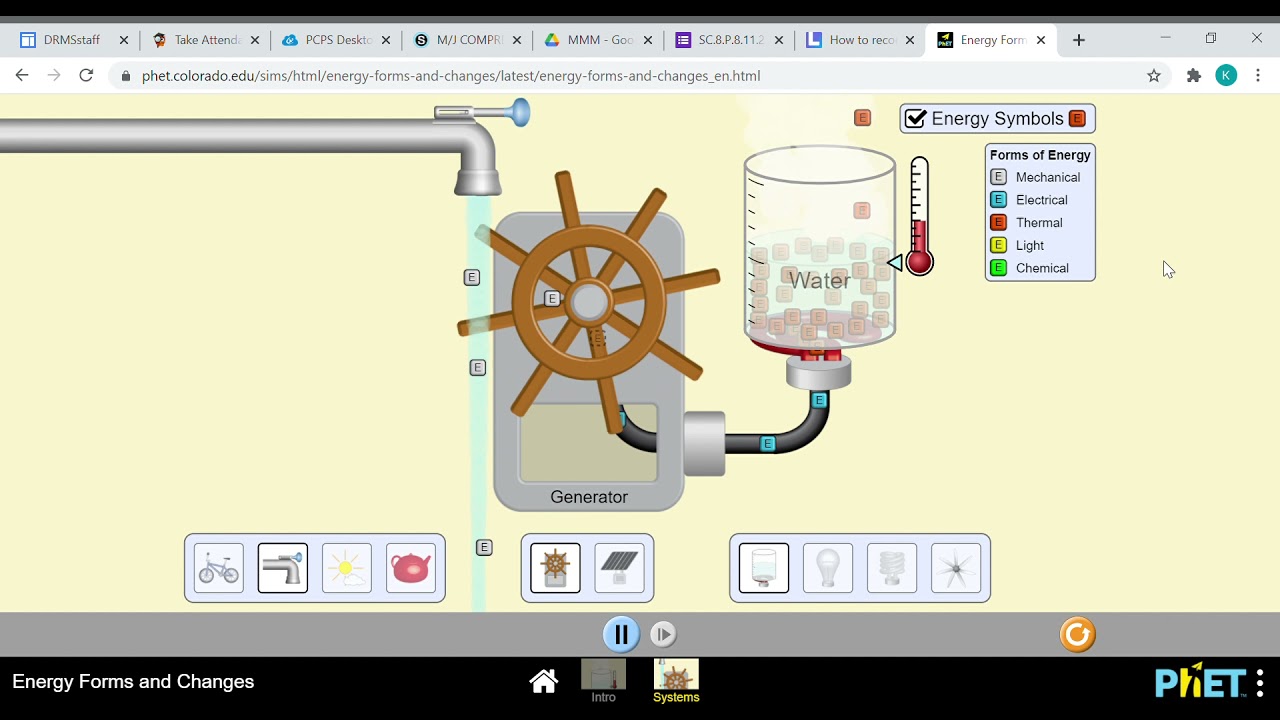 ‪PhET Energy Forms and Changes‬ 1