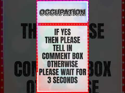 What Is The Meaning Of Occupation || Meaning Of Occupation || #occupation #englishgrammar #shorts